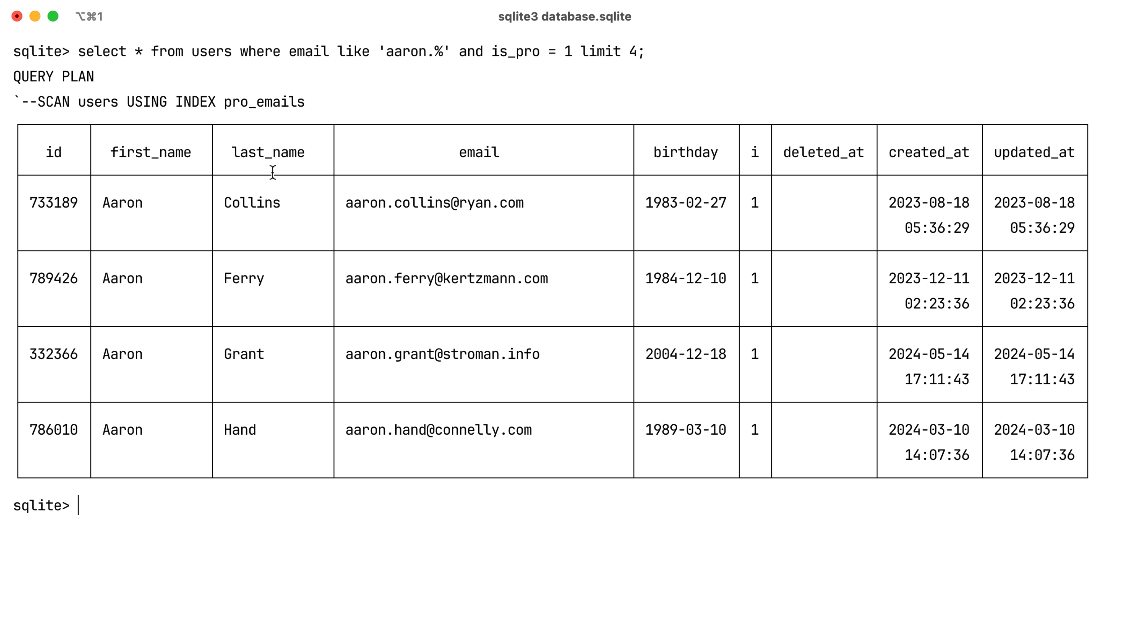 High Performance SQLite